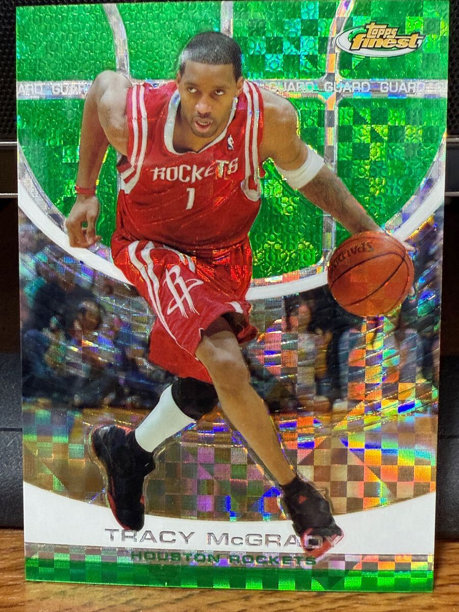 Yahoo!オークション - 2005-06 TOPPS FINEST TRACY McGRADY 32/69 グリ...