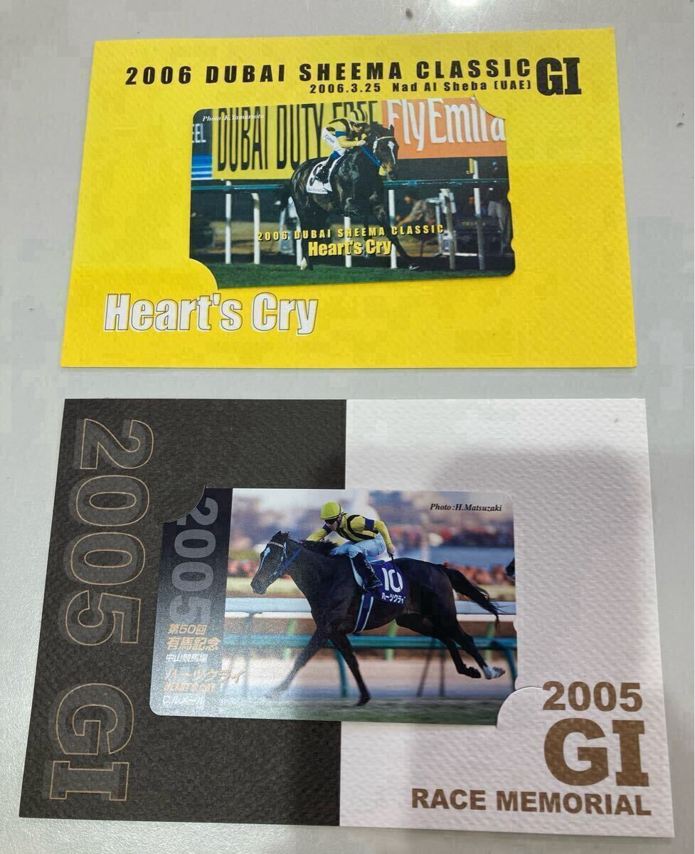 Yahoo!オークション - パ）ハーツクライ テレホンカード JRA G1 2005年...