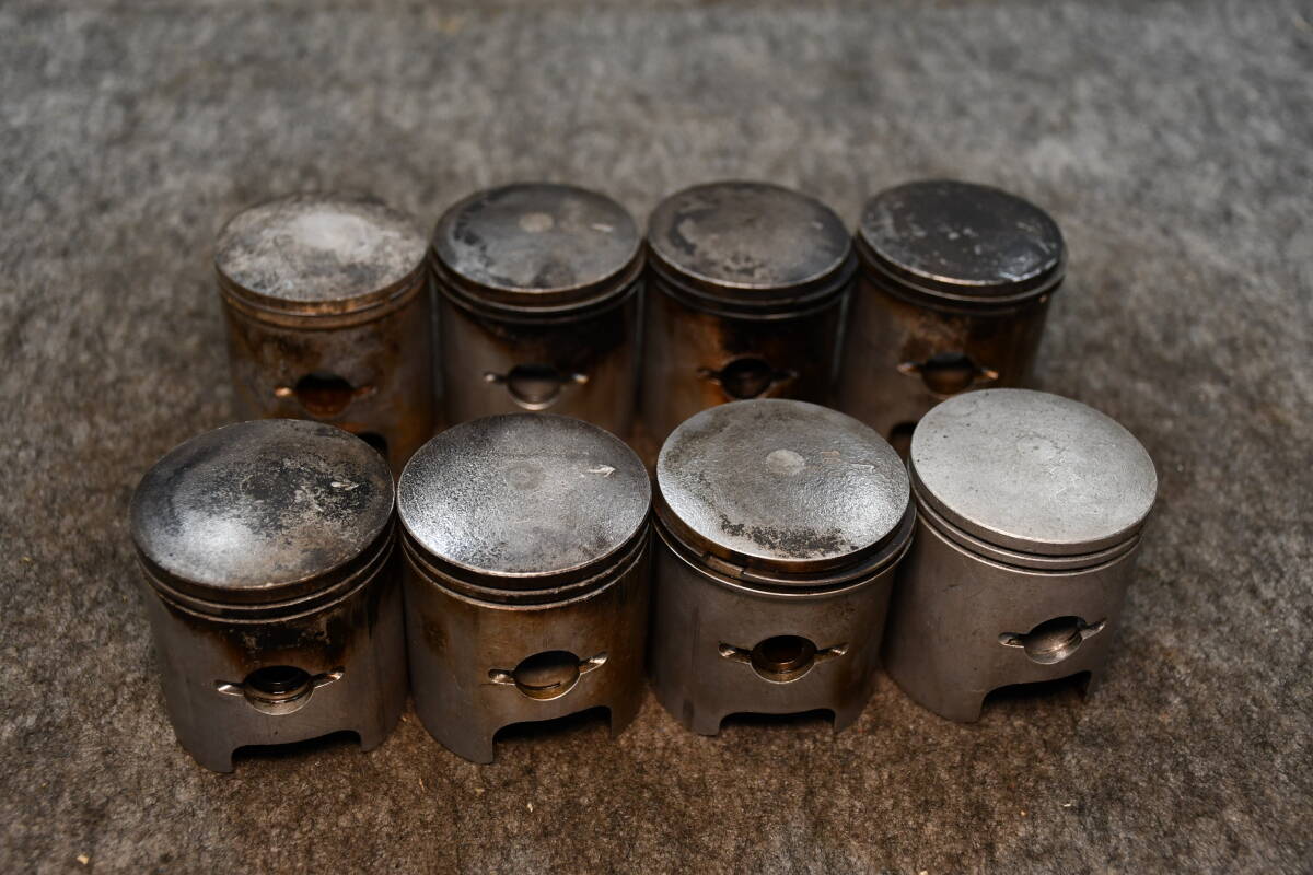 Yahoo!オークション - 【Y25-1213】KAWASAKI H1-500用 ピストン8個セッ...