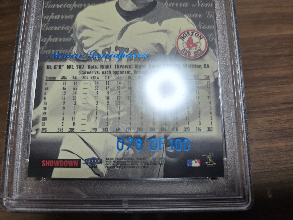 Yahoo!オークション - PSA8 ノマー・ガルシアパーラ 1998 FLAIR SHOWCA...