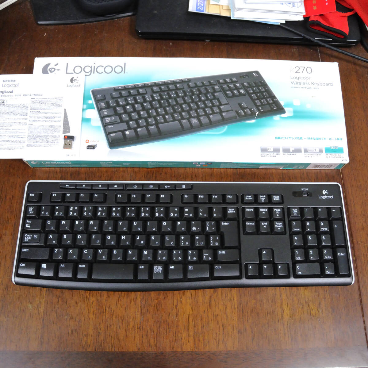 ロジクール Logicool K270 Wireless Keyboard ワイヤレスキーボード Unifying レシーバー/電池付き XX#263.4(ワイヤレスキーボード)｜売買された ...
