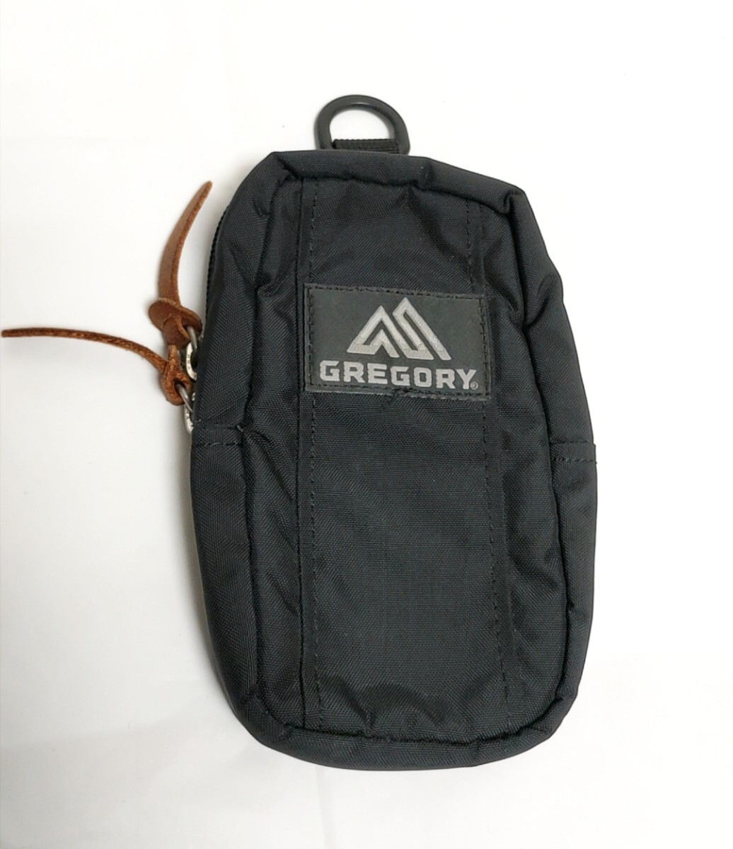 Yahoo!オークション - GREGORY グレゴリー ミニ ポーチ ケース ブラッ...