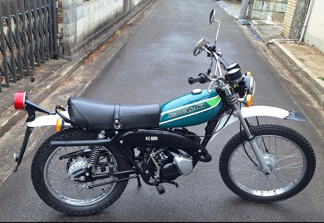 Yahoo!オークション - カワサキKE125極上車 国内未登録 個人出品 エン...