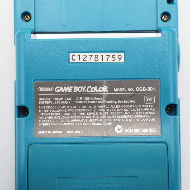 【樂淘letao】日本代購代標第一品牌－M05-s017 任天堂 GBC ゲームボーイカラー 本体 CGB-001 ブルー 動作確認済