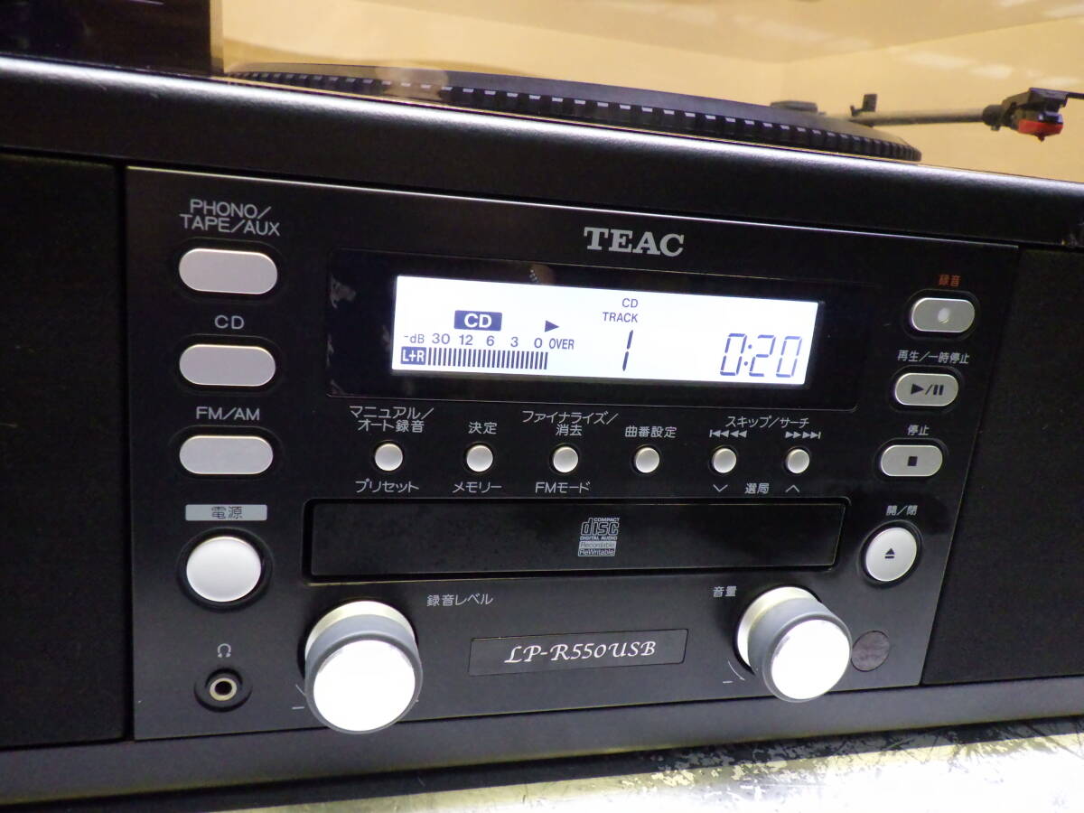 Yahoo!オークション - D789# 動作品 TEAC LP-R550USB ターンテーブル ...