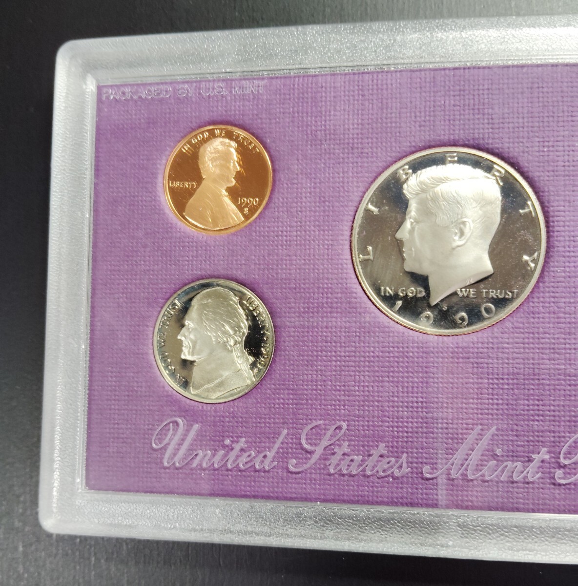 Yahoo!オークション - 7869 未使用 アメリカ 1990年 プルーフ ミントセ...