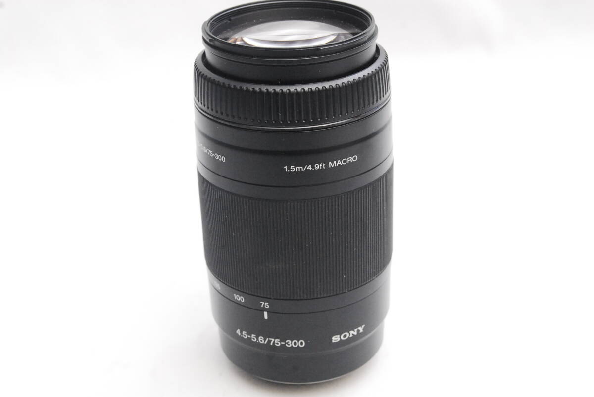 Yahoo!オークション - SONY 4.5-5.6/75-300mm MACRO (良品） 05-03-07