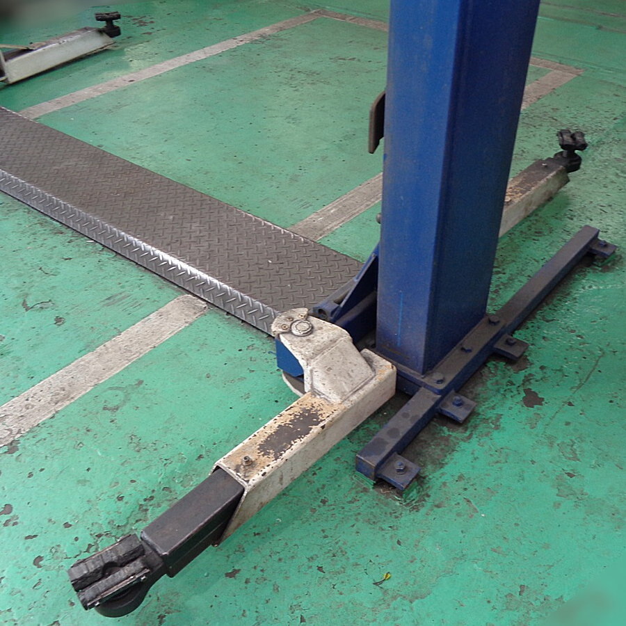 Yahoo!オークション - 2) Bishamon/ビシャモン OSP25 2柱リフト 2.5t...