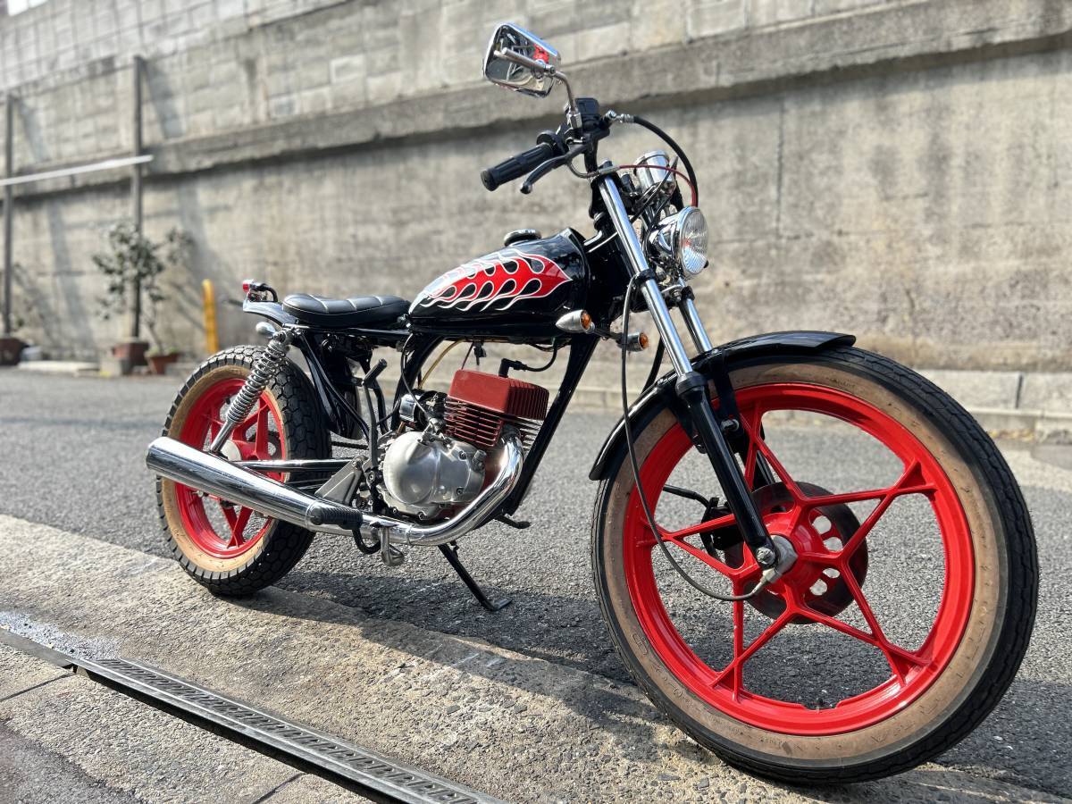 Yahoo!オークション - GN50E SUZUKI チョッパー 全塗装