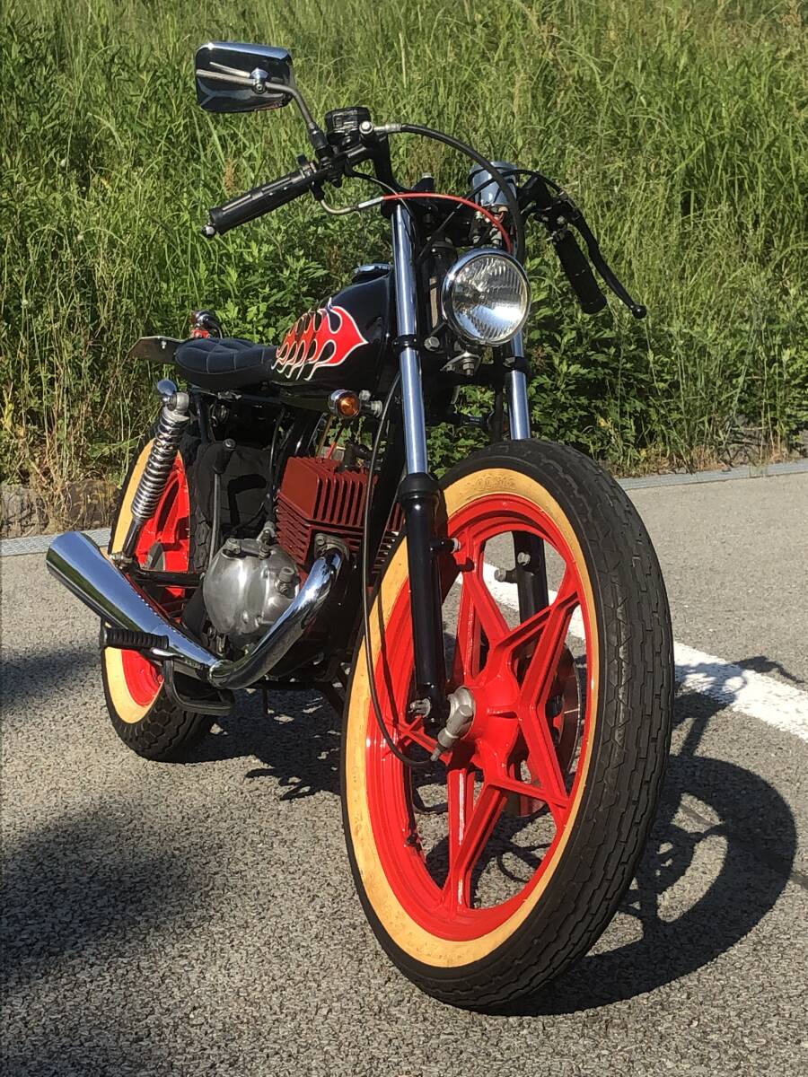 Yahoo!オークション - GN50E SUZUKI チョッパー 全塗装