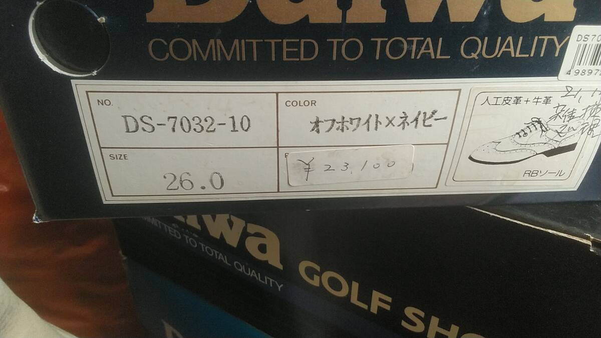 Yahoo!オークション - 【未使用品】SLK028ゴルフシューズ Daiwa DS-703...