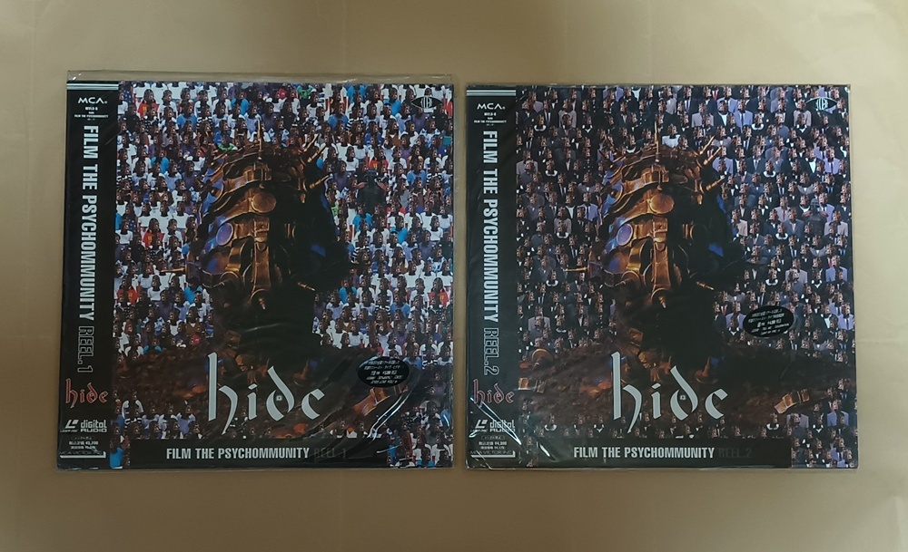 Yahoo!オークション - LD【hide/FILM THE PSYCHOMMUNITY REEL.1/2 2巻...