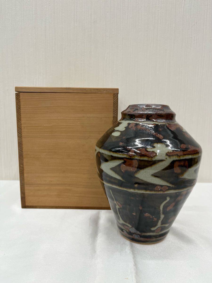 Yahoo!オークション - 花瓶 壷 袖師焼 自宅保管品