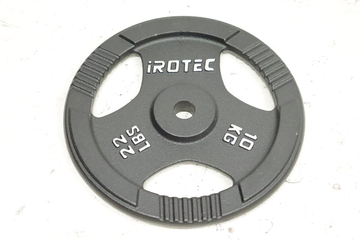 Yahoo!オークション - 良品 IROTEC アイロテック バーベル プレート 2...