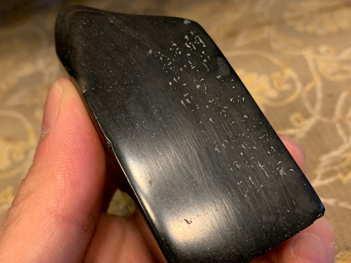 Yahoo!オークション - 書道 黒晶石印章 印材 経年物 y26