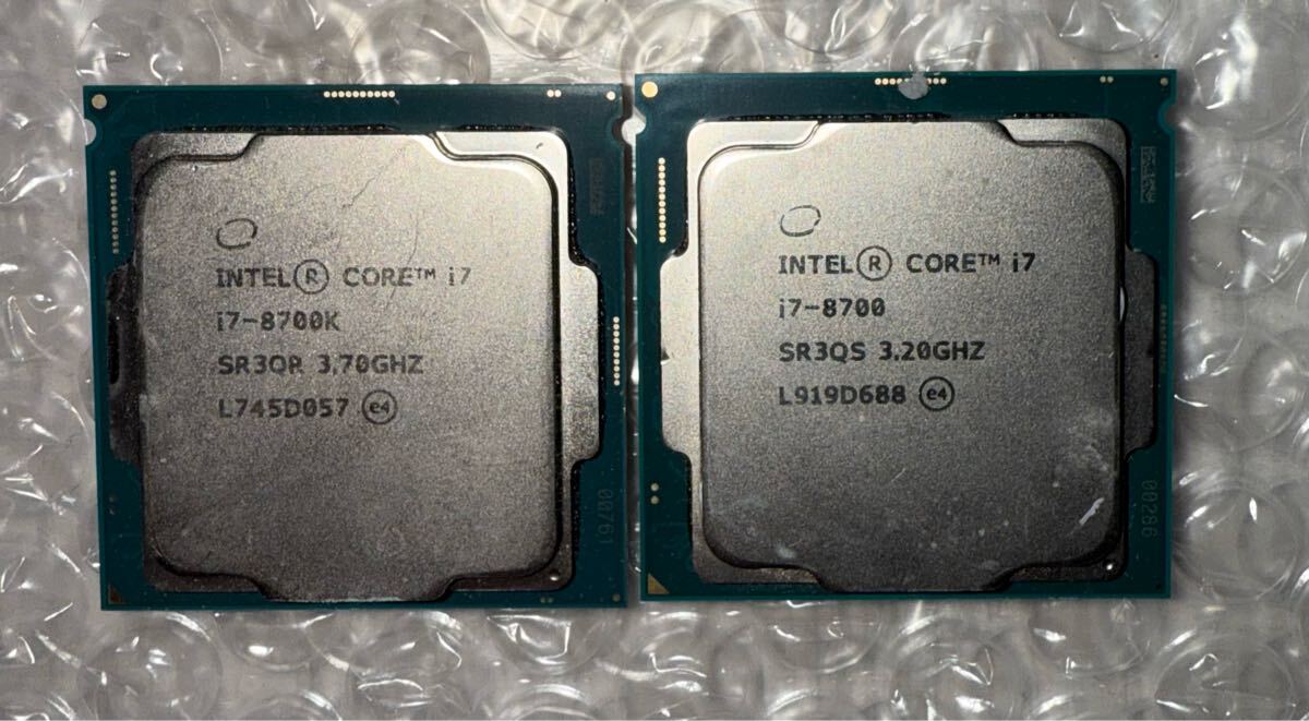 Yahoo!オークション - CPU i7-8700 i78700k