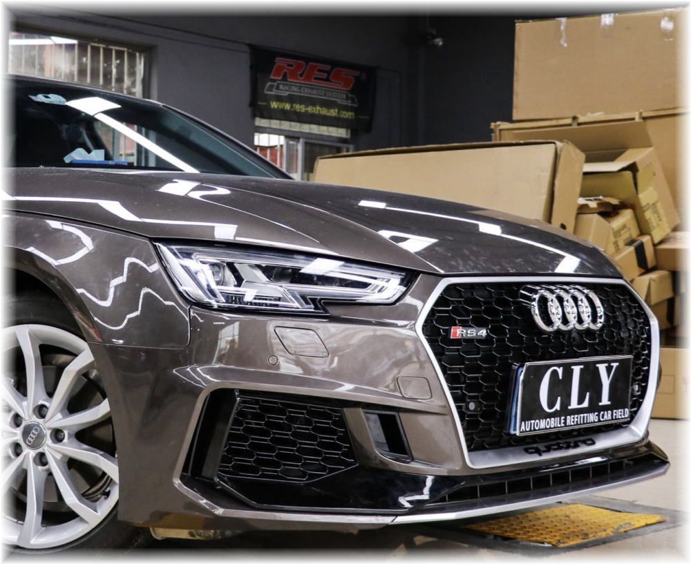 Yahoo!オークション - 2016～2019 アウディ A4用 RS4Lookウレタン製フ...