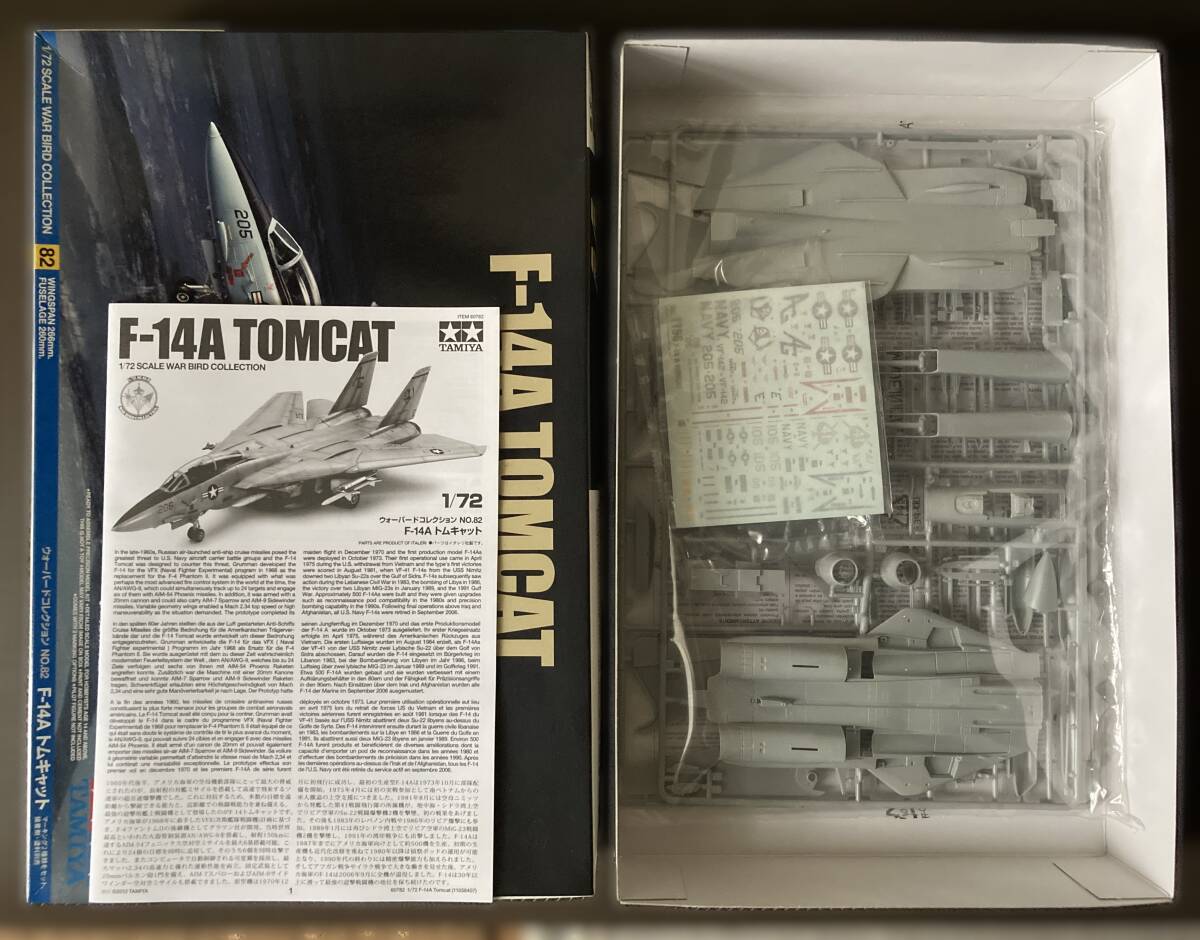 Yahoo!オークション - TAMIYA 1/72スケール F-14A TOMCAT WAR BIRD COL...