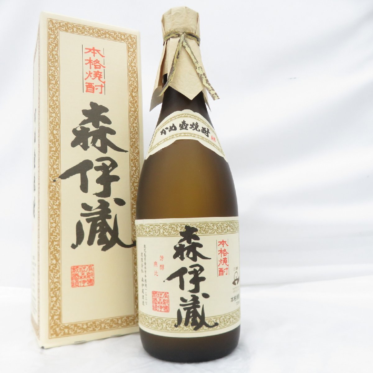 Yahoo!オークション - 【未開栓】森伊蔵 かめ壺焼酎 本格焼酎 720ml 25...