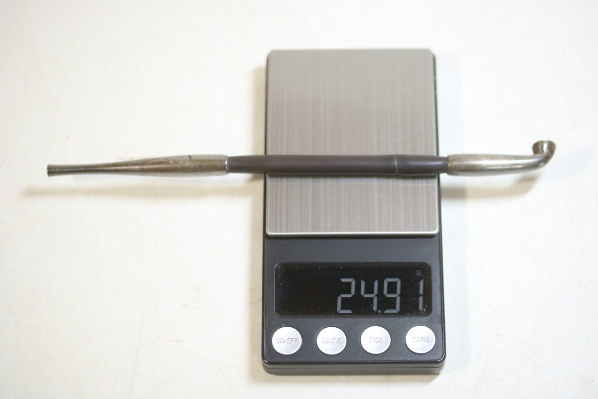 Yahoo!オークション - T962 純銀煙管 刻印有 約24g アンティーク 古道...