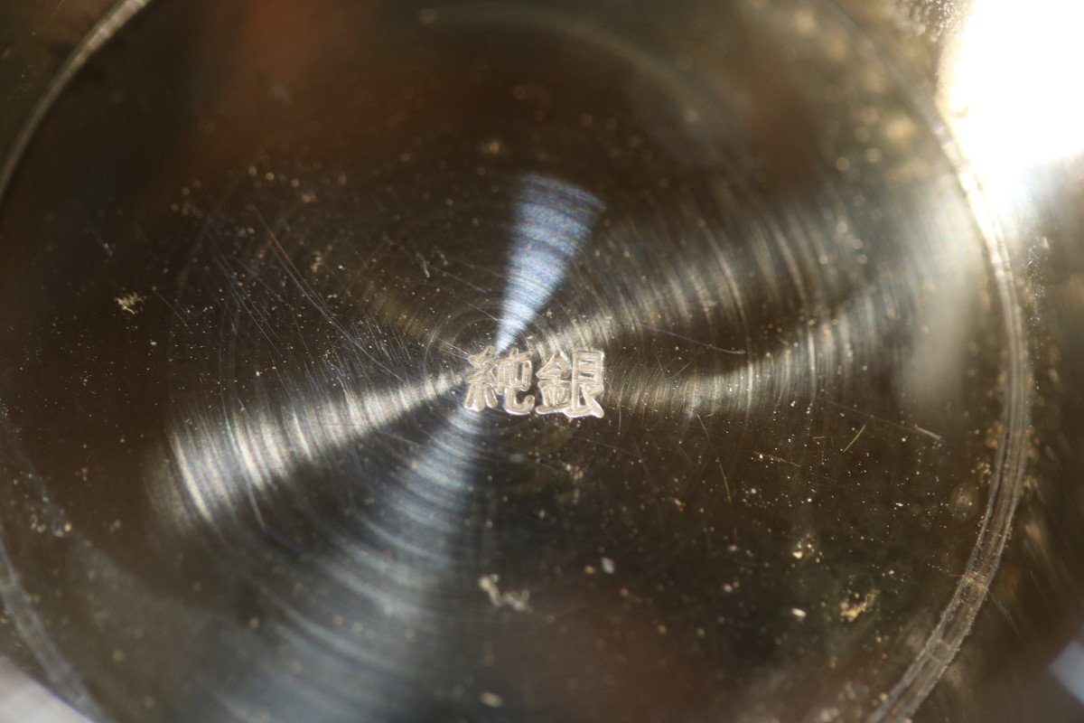 Yahoo!オークション - T983 純銀盃 3点 約238g 酒器 アンティーク 古道...