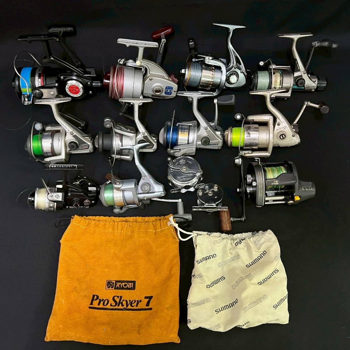 Yahoo!オークション - BDg024I 80 リール 13点 まとめ Daiwa 750RD/SS7...