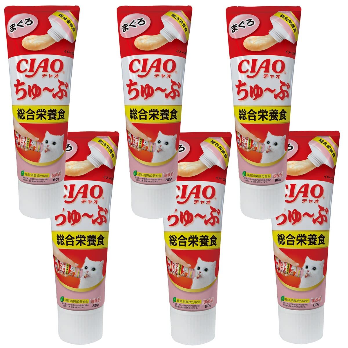 Yahoo!オークション - CIAO (チャオ) ちゅ~ぶ 総合栄養食 まぐろ 80g 6...
