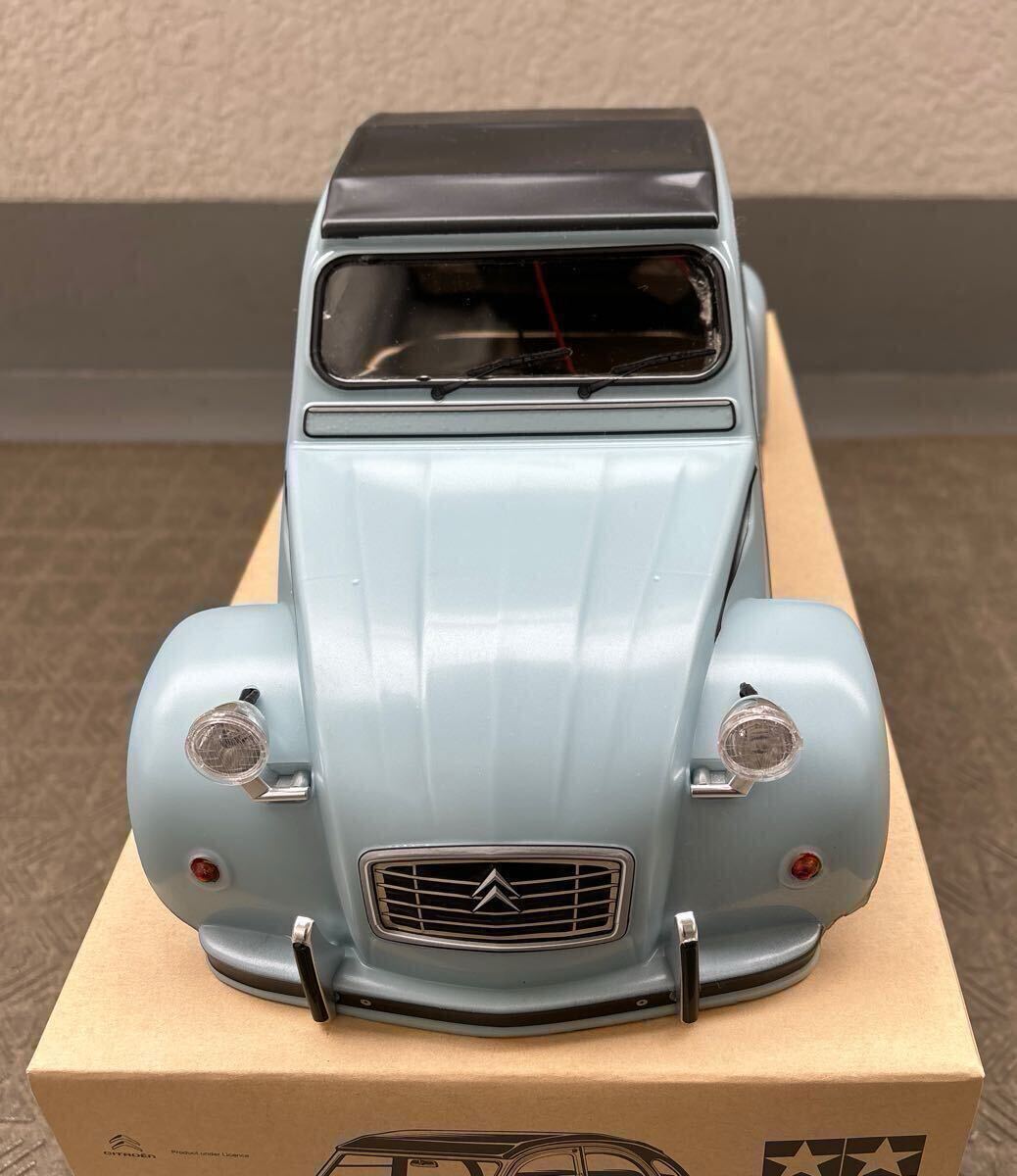 Yahoo!オークション - タミヤ 1/10 RC シトロエン2CV ボディ 前後LED照...