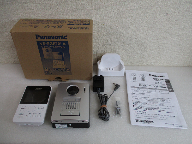 Y10/K Panasonic パナソニック ワイヤレステレビドアホン VS-SGE20LA 難あり(インターホン、ドアホン)｜売買されたオークション情報、yahooの商品情報をアーカイブ公開 ...