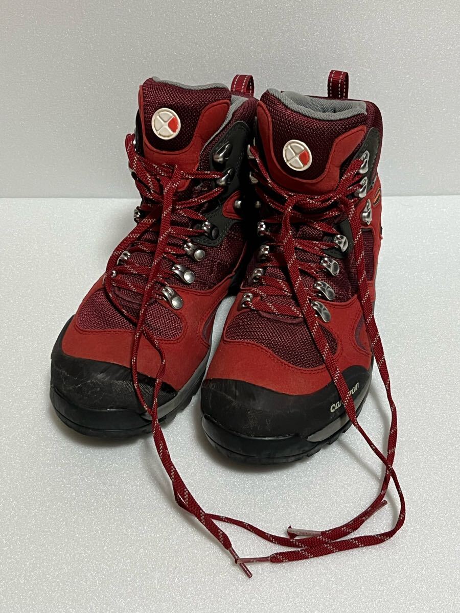 Yahoo!オークション - キャラバン トレッキングシューズ C1-02S レッド