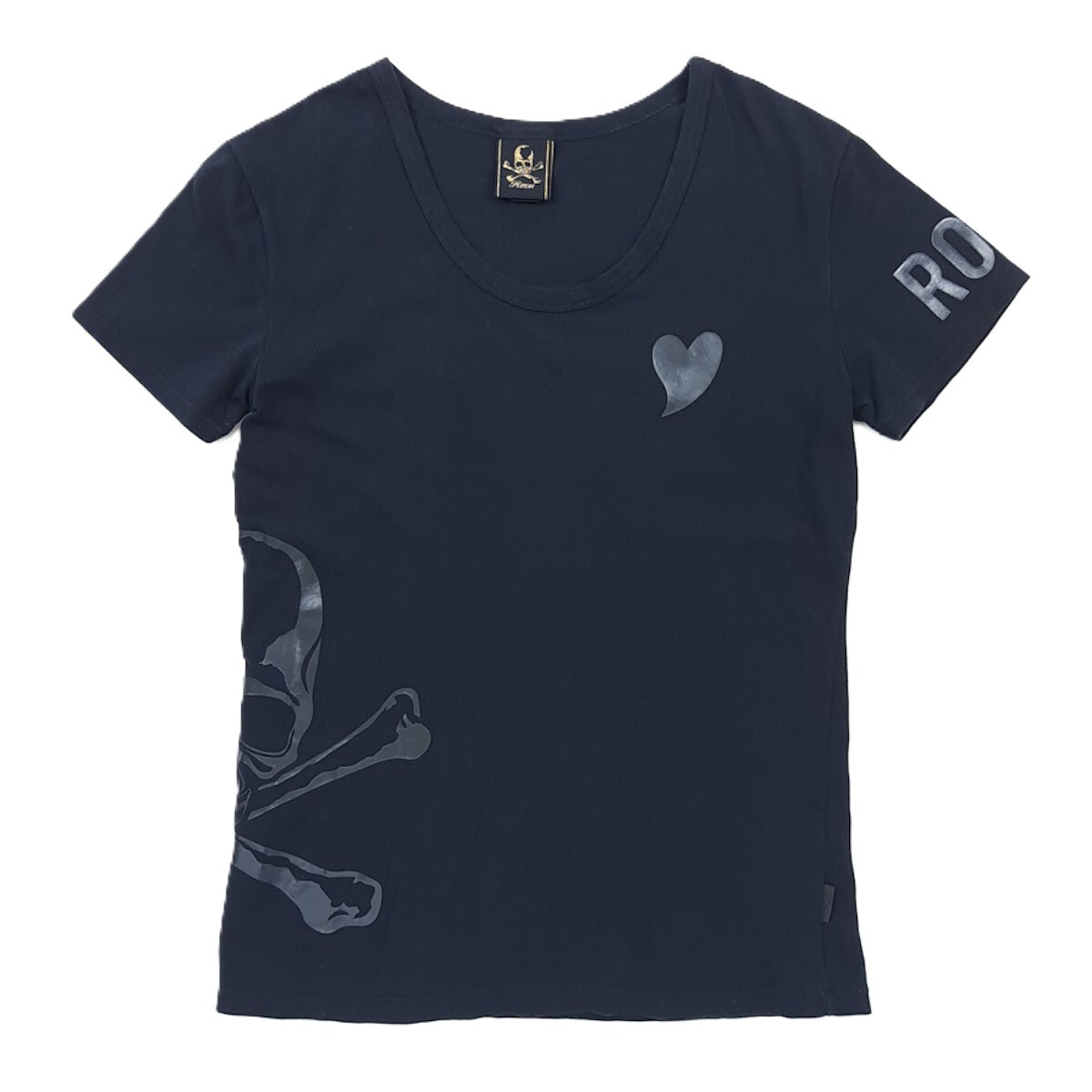 Yahoo!オークション - Roen ロエン スカル LOVE AND PEACE ストレッチ ...