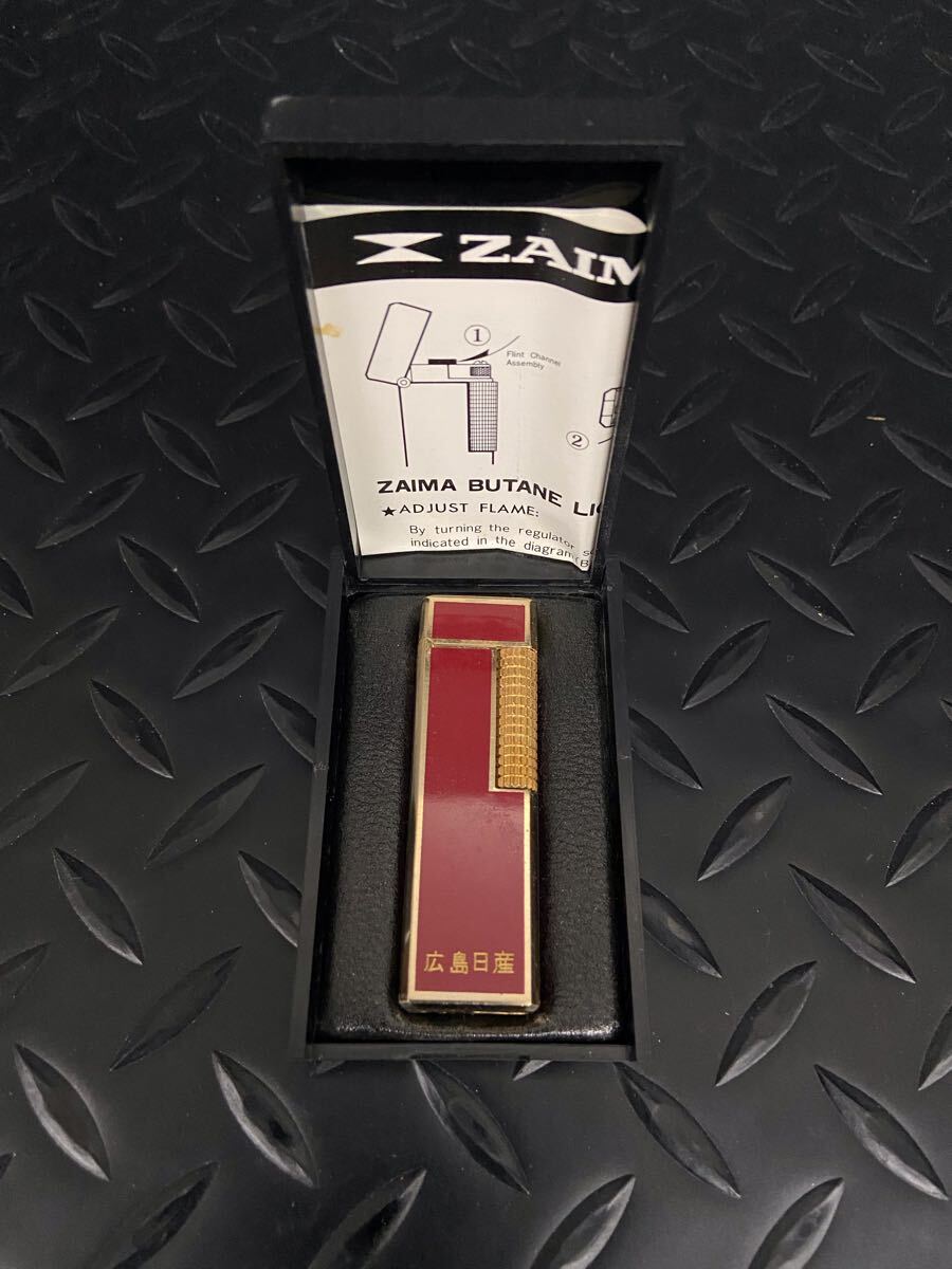 Yahoo!オークション - A149 ZAIMA ザイマ ガスライター サイドローラー...
