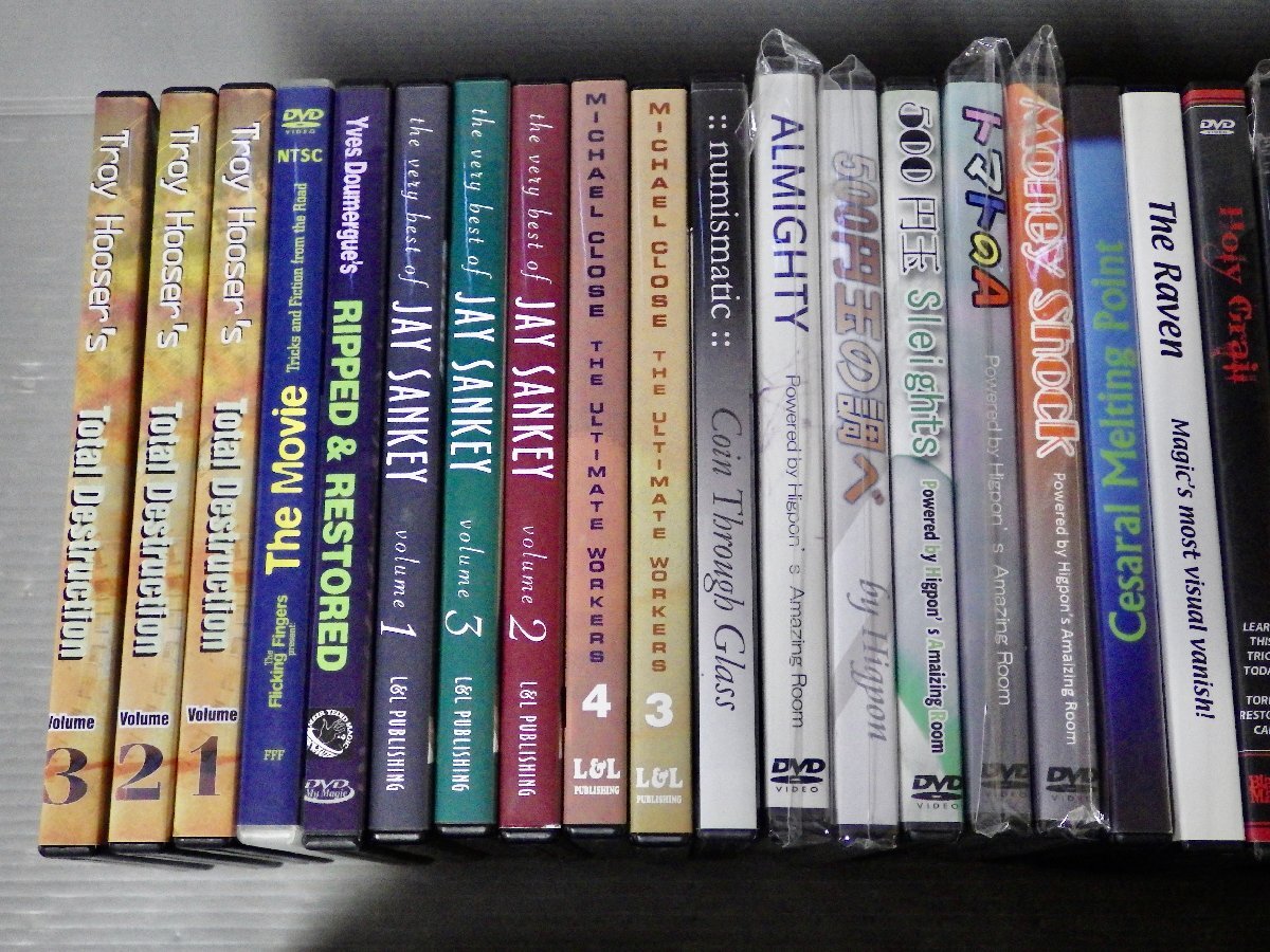 まとめ売り DVD マジック 手品の技法/指南/種明かしのDVD ほぼ輸入盤 まとめて約60本セット B コインマジック/カードマジック/他(その他)｜売買されたオークション情報、yahooの ...