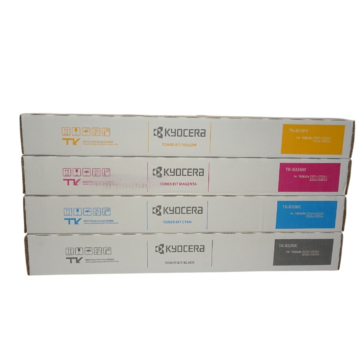 Yahoo!オークション - 4色 純正 京セラ トナーキット TK-8336K/TK-833...