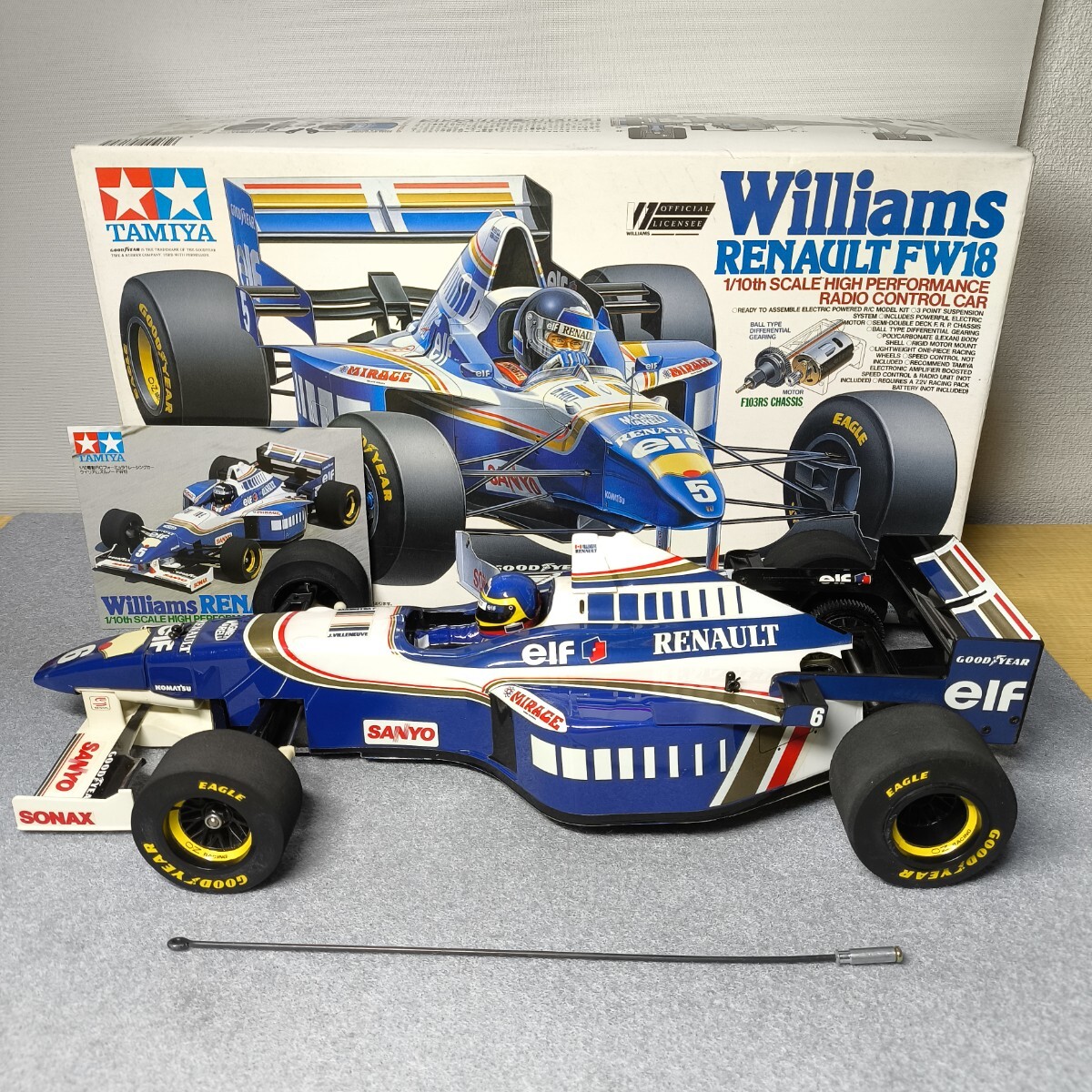 Yahoo!オークション - タミヤ 1/10 電動RCカー ウィリアムズ ルノーFW1...