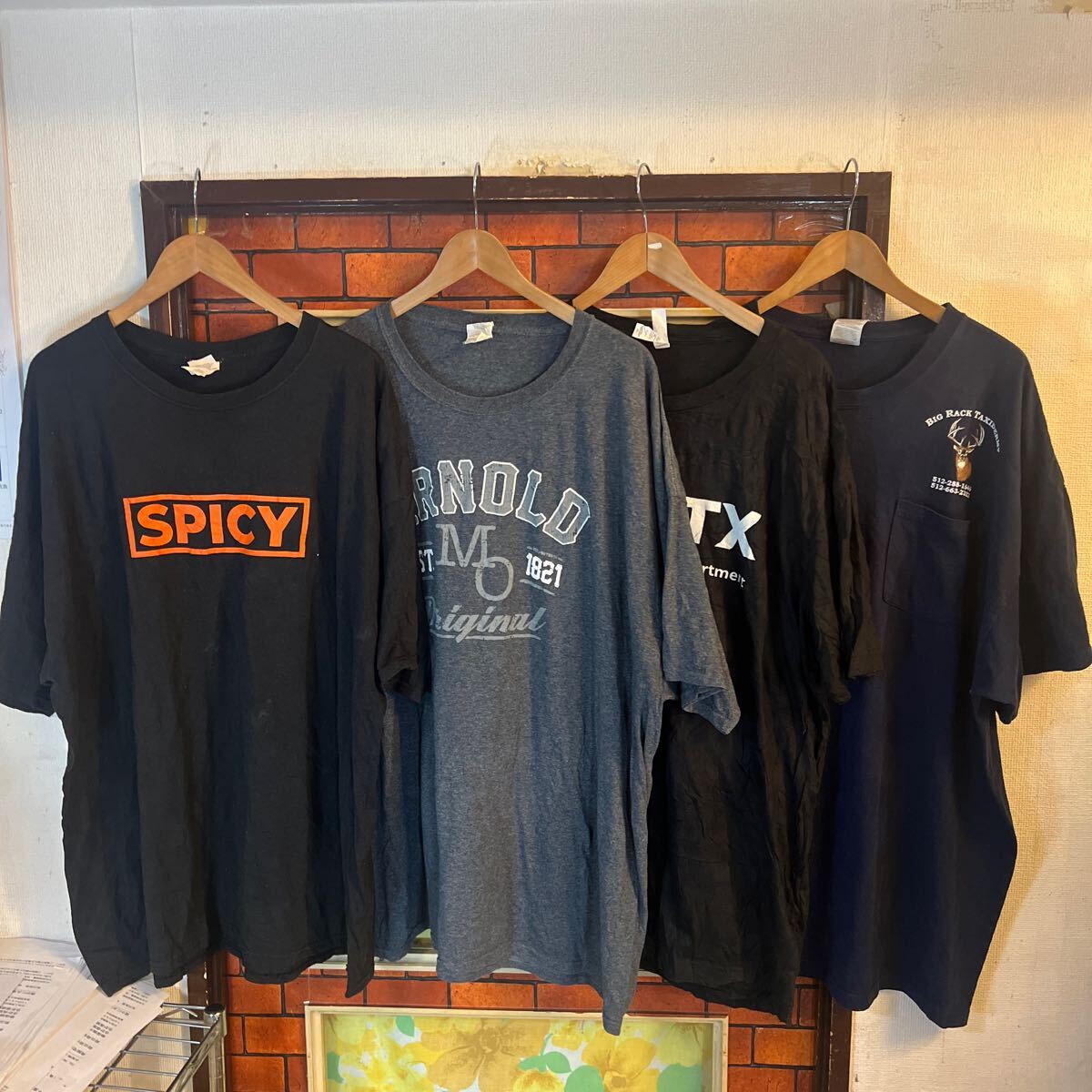 Yahoo!オークション - Tシャツ ティーシャツ ビックT xxxl 3XL以上 8枚...