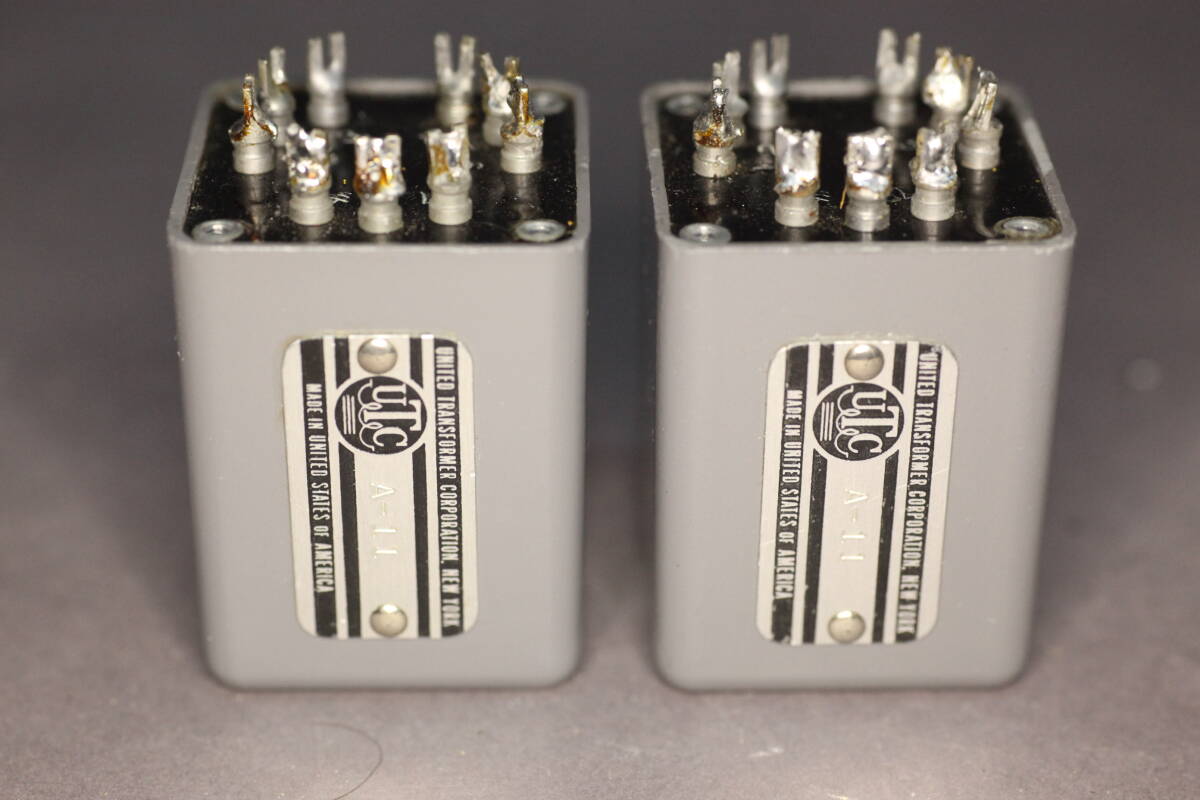 Yahoo!オークション - UTC A-11 2個 インプットトランス 初期タイプ