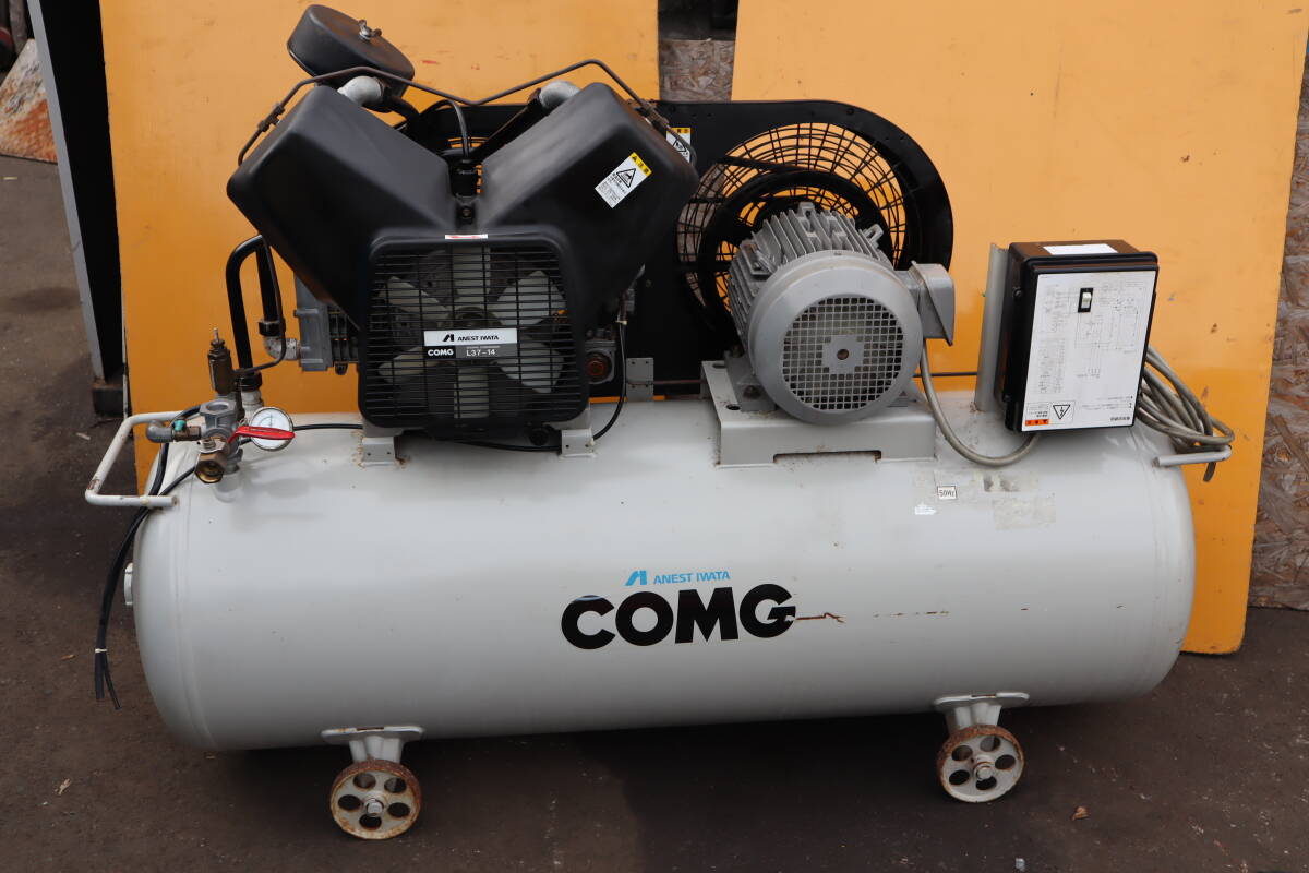 Yahoo!オークション - アーネスト岩田 エアーコンプレッサー L37-14 3....