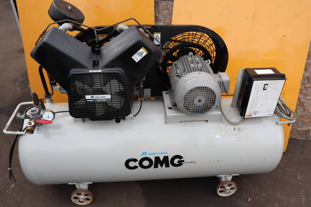 Yahoo!オークション - アーネスト岩田 エアーコンプレッサー L37-14 3....