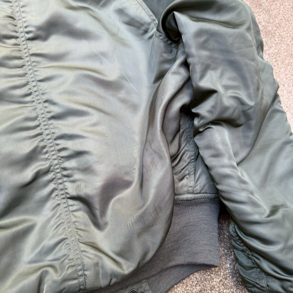 Yahoo!オークション - 美品 70s 米軍 実物 USAF N-2B フライトジャケッ...