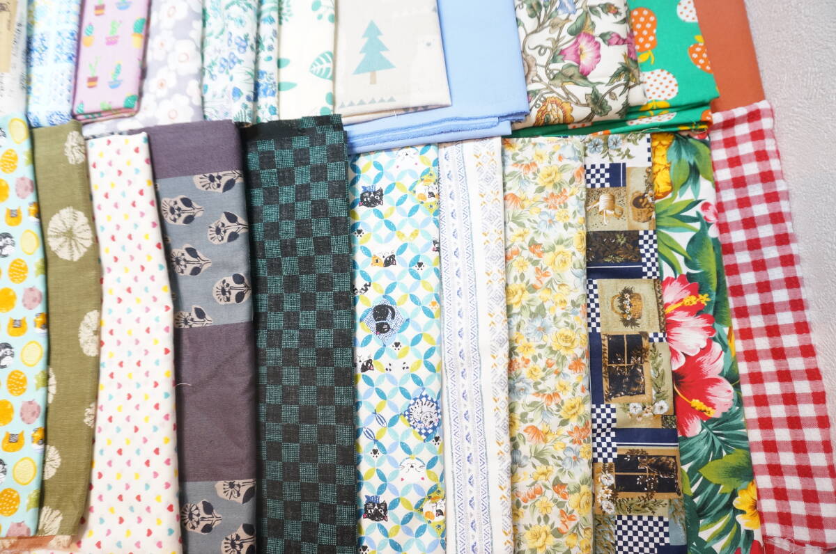 Yahoo!オークション - 【Z328-1.O】超大量 布 生地 はぎれ 約12.2㎏ サ...