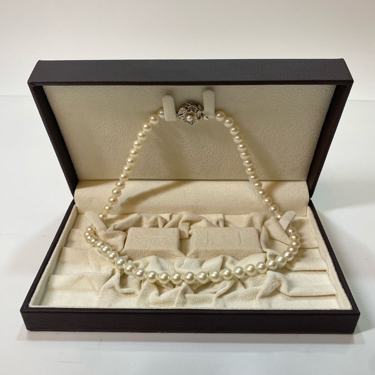 Yahoo!オークション - パール 真珠 ネックレス SILVER シルバー アクセ...