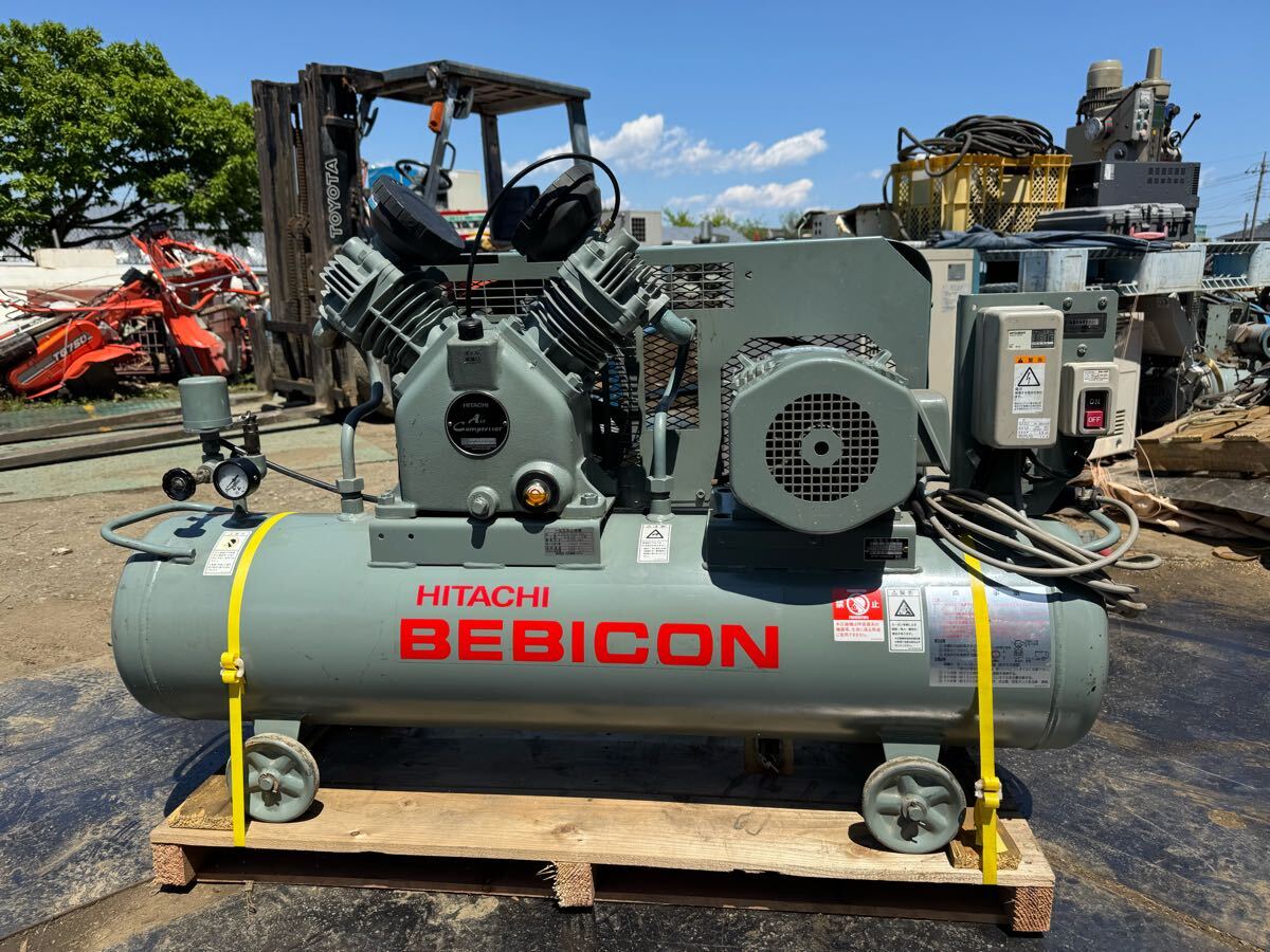 Yahoo!オークション - 出品日立ベビコン エアーコンプレッサー2 2P-9 5...