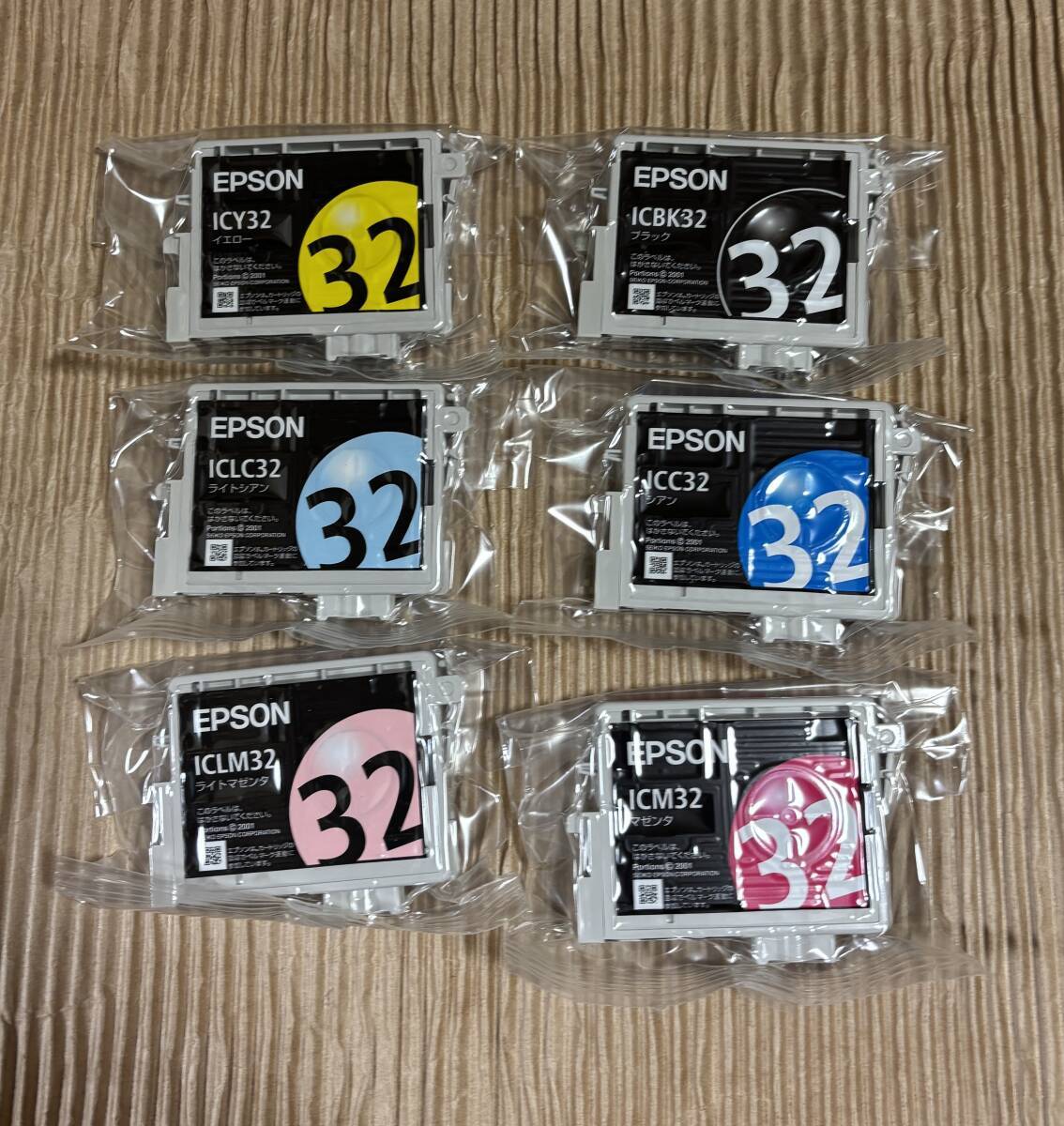 Yahoo!オークション - EPSON純正インクカートリッジ「IC6CL32」 ICBK32...