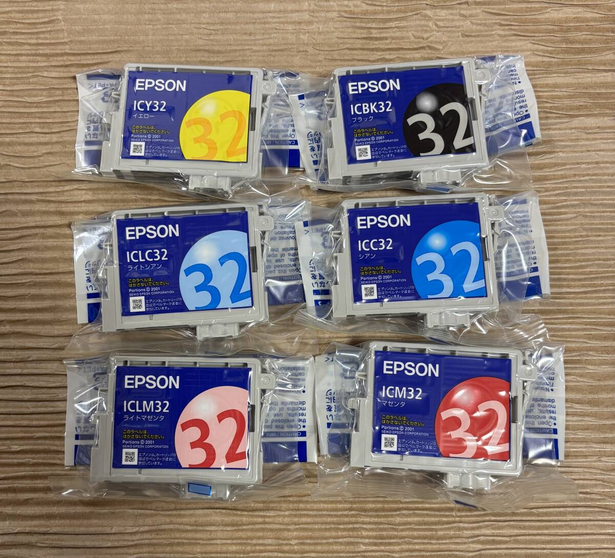 Yahoo!オークション - EPSON純正インクカートリッジ「IC6CL32」 ICBK32...