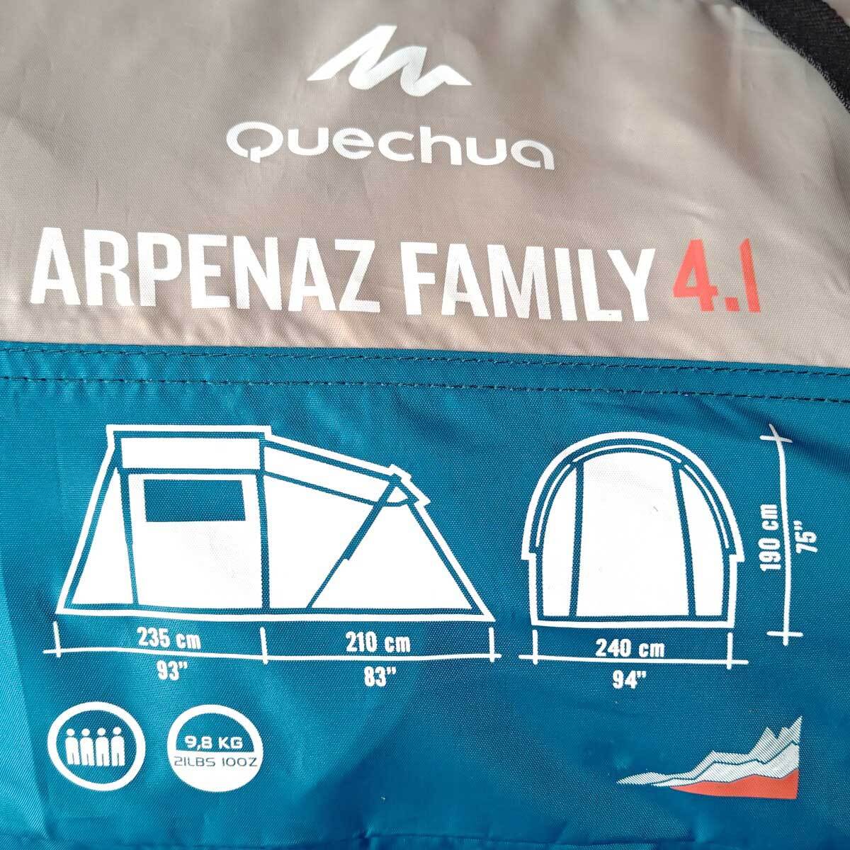Yahoo!オークション - Quechua ケシュア ファミリーテント ARPENAZ FAM...