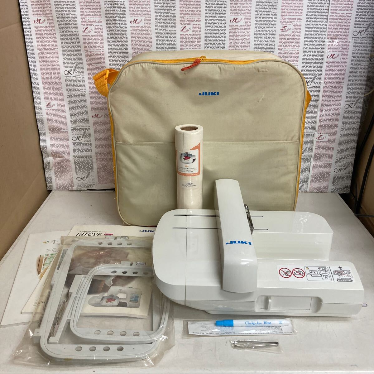 Yahoo!オークション - J446 JUKI/ジューキ 刺しゅう機 EM-3/動作未確認...