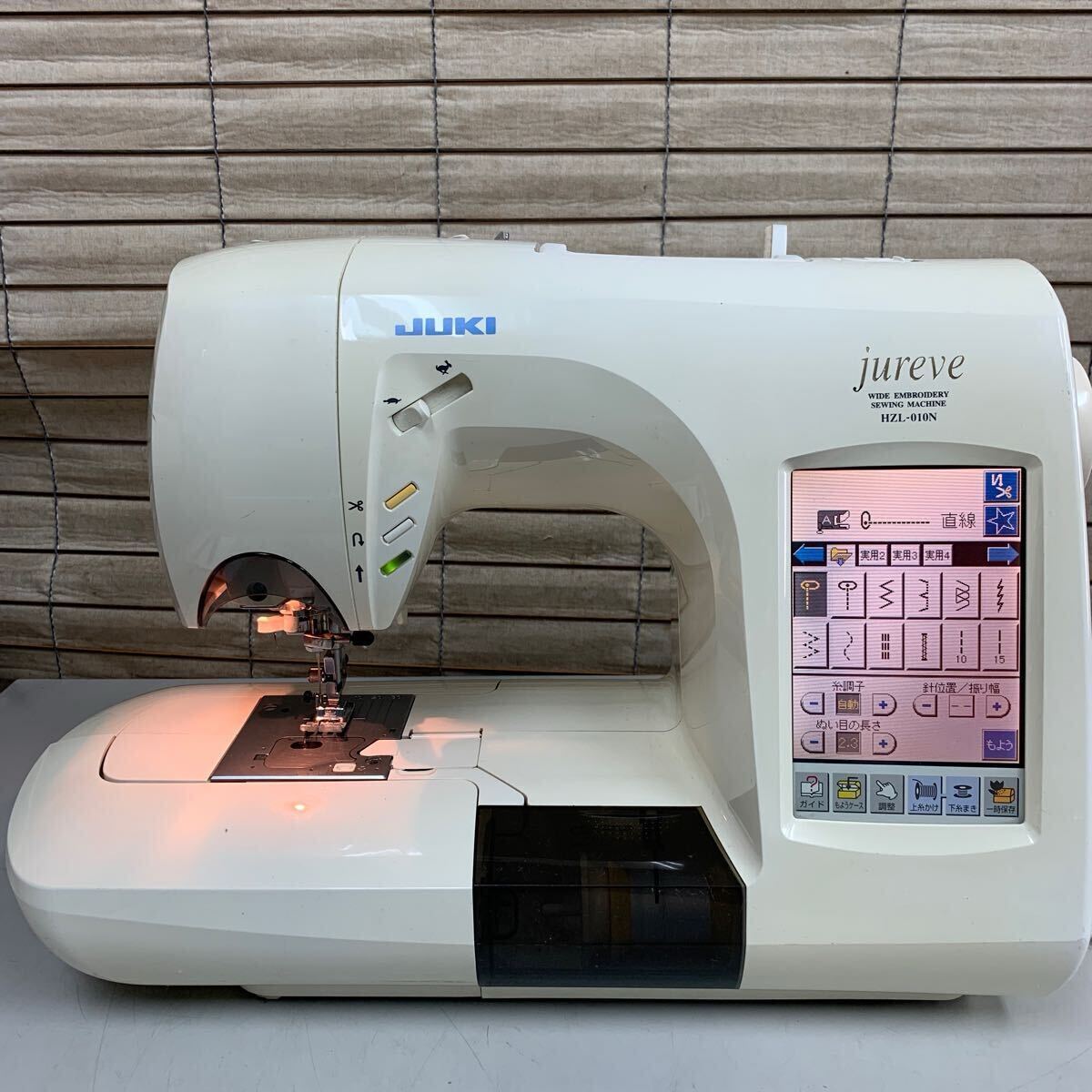 Yahoo!オークション - M009 JUKI jureve HZL-010N コンピューターミシ...