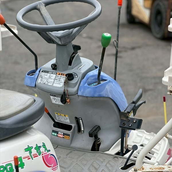 Yahoo!オークション - Ds251054 イセキ PQ4 4条 田植機 さなえ 直接引...