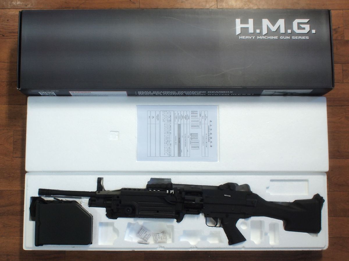 Yahoo!オークション - A&K H.M.G. M249 MINIMI MK2 電動ガン 機関銃 ...